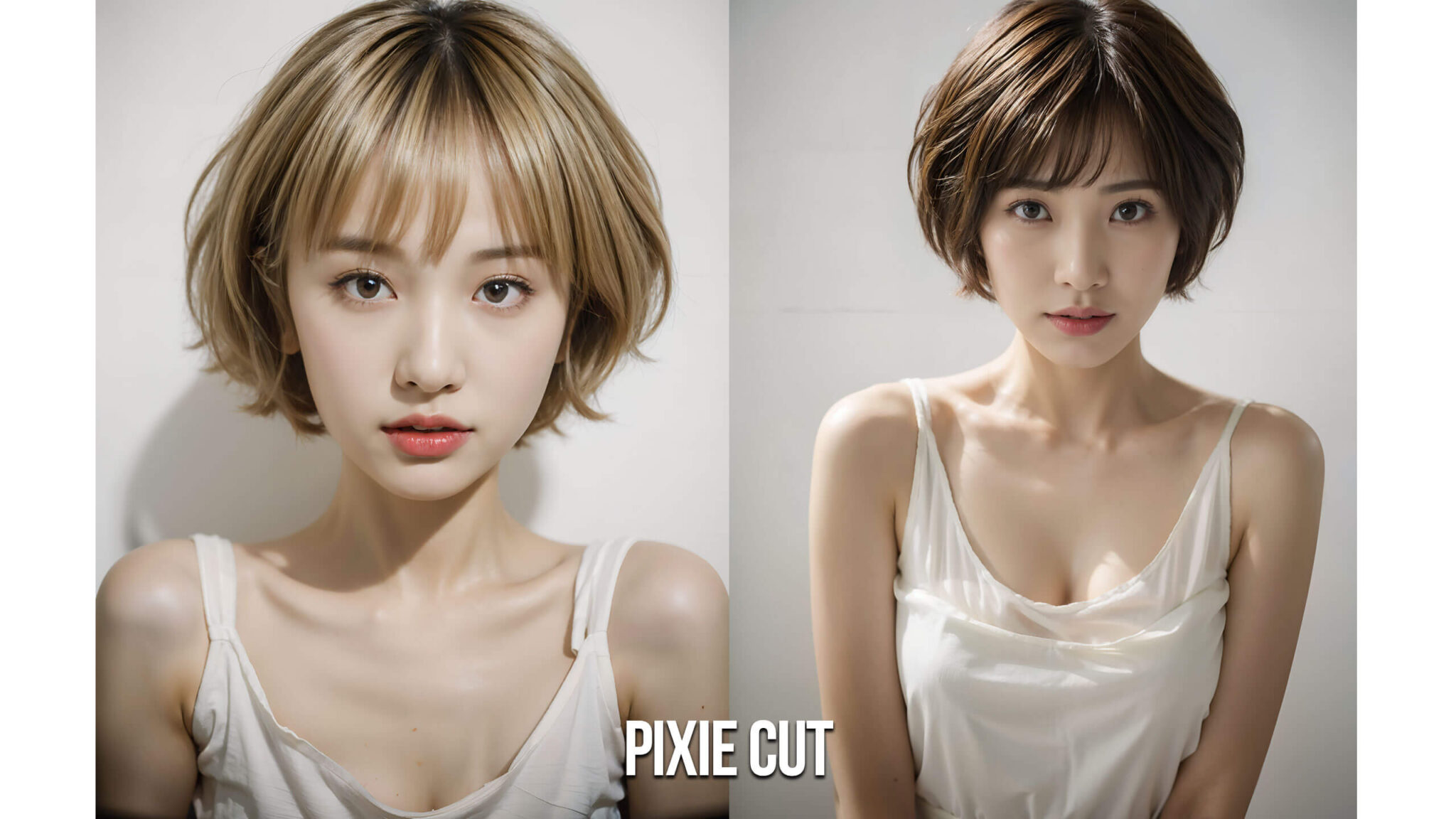 【髪型のプロンプト一覧】 実写系・リアル系AI美女におすすめ。髪型の呪文をご紹介